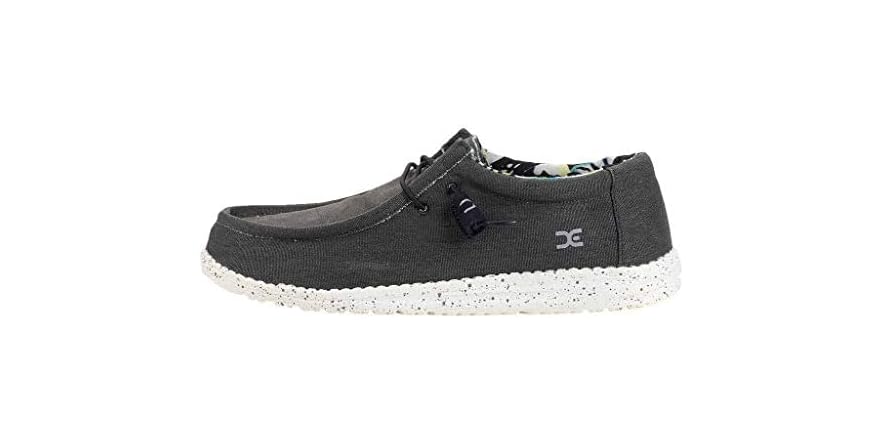 HEY DUDE 110384900-10 10 Hey Dude Wally Stretch Black (Open Box)