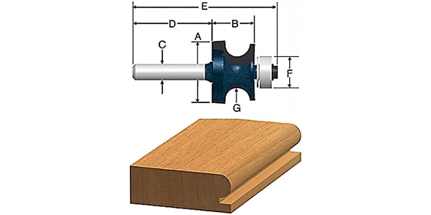 BOSCH Edge Beading Router Bit