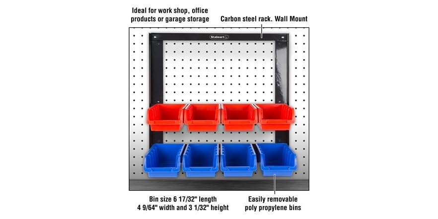 Stalwart Wall Mount Storage Rack