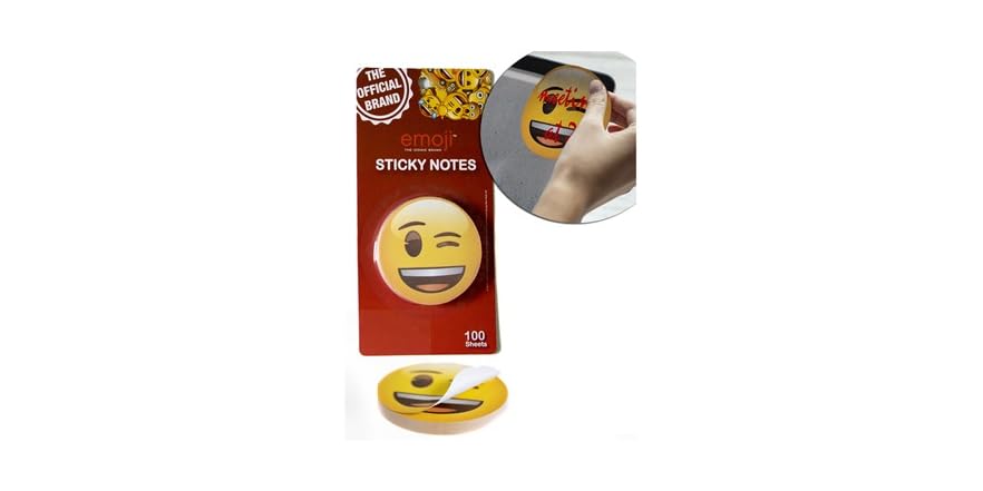 Emoji Fun Faces Sticky Notes