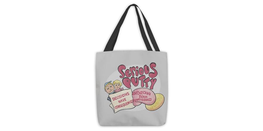 Serious Putty Large Tote Bag
