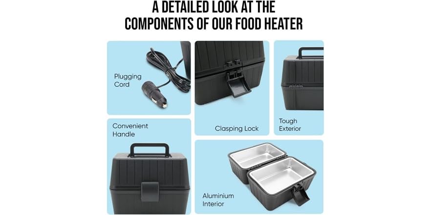 Zone Tech Heating Lunch Box 12V