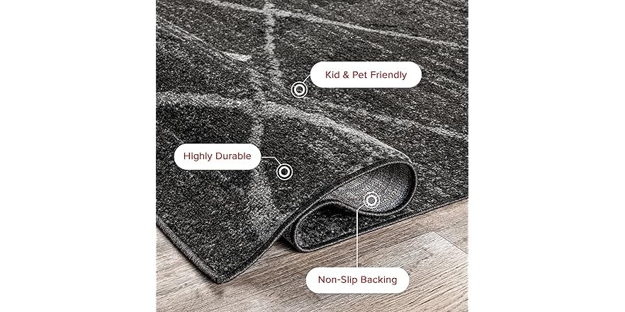 uLOOM 5'x8' Thigpen Contemporary Area Rug
