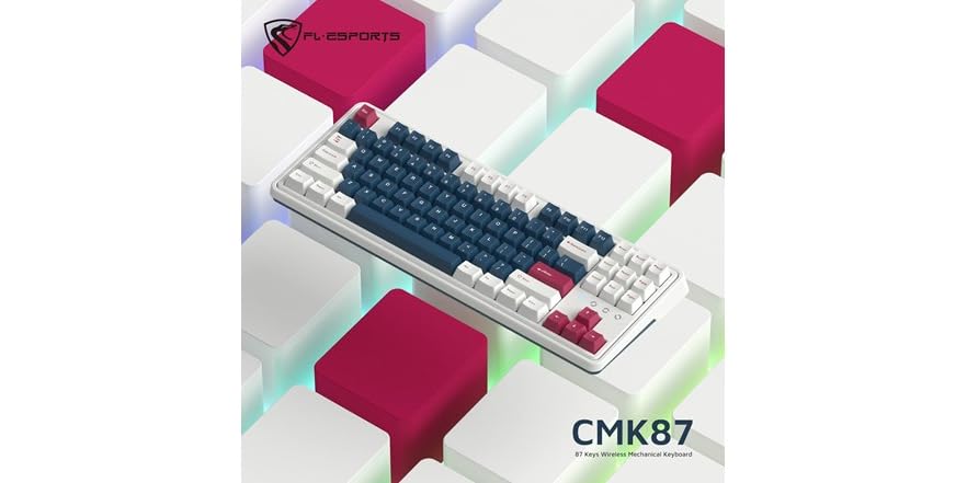 FL CMK87 80% TKL Wireless Mechanical Keyboard