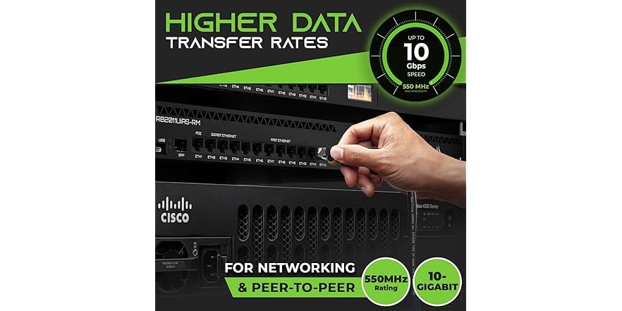 Cat 6 Ethernet Cable 1 ft (24-Pack)