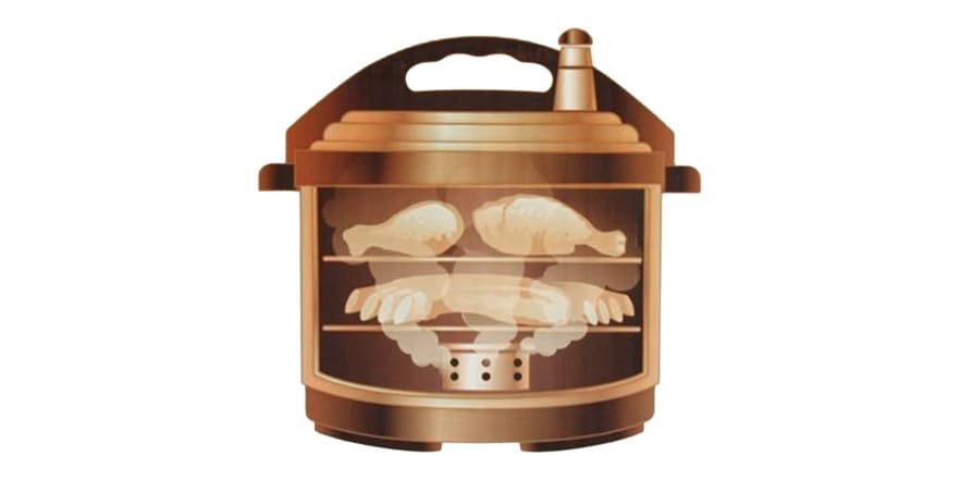 Emson 5-Qt. Electric Indoor Pressure Cooker Smoker