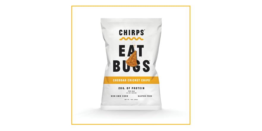 Chirps Cricket Protein Chips, 12 Count