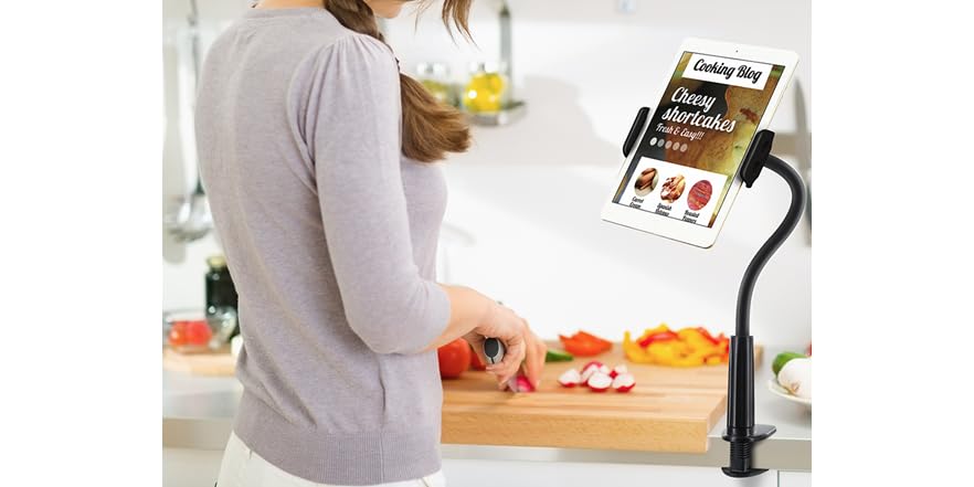 Aduro Solid Grip Gooseneck Tablet Mount