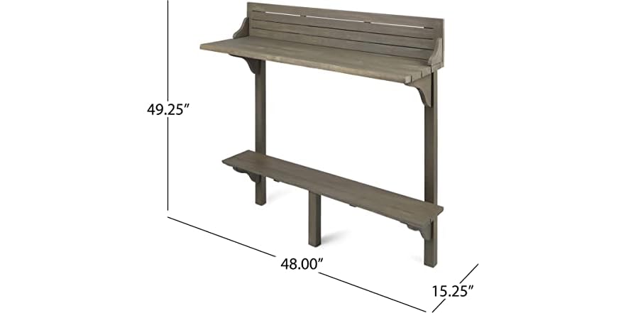 Christopher Knight Wood Balcony Bar Set
