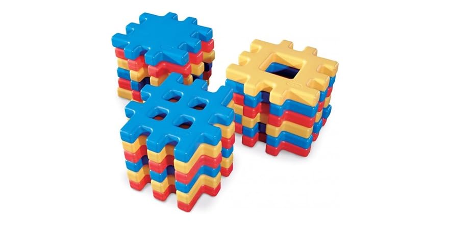 Little Tikes 18-Piece Big Waffle Block Set