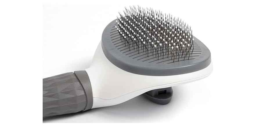 Generic Pet Hair Removal Comb Grey