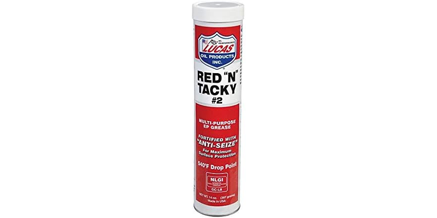 LUCAS OIL RED N TACKY GREASE 14OZ