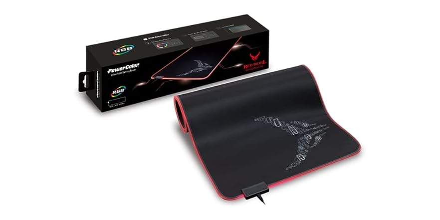 PowerColor Red Devil RGB Mouse Mat
