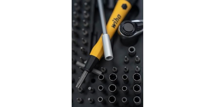 Wiha 75965 65 Piece Ratchet and MicroBits Set