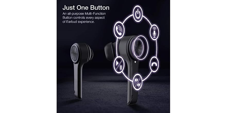 XClear Wireless Earbuds with Immersive Sounds & 5.0 Bluetooth