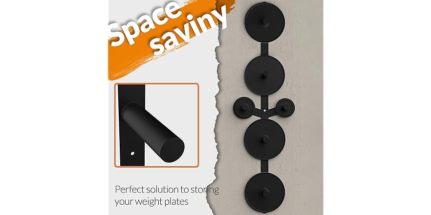 Fitvids Weight Plate Storage Rack Wing Only