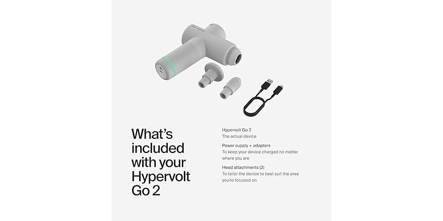 (NEW) Hyperice Hypervolt Go 2 Massage Gun