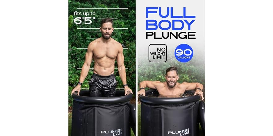 Plunge Lab BATH TUB PORTABLE ICE