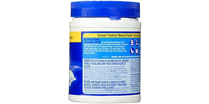 Clorox Control Bleach Packs