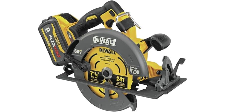 DEWALT DCS578X1 FLEXVOLT 60V MAX* Saw Kit 7.25in