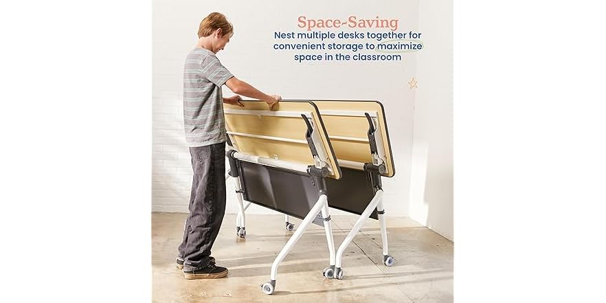 ECR4Kids Double Nesting Mobile Desk