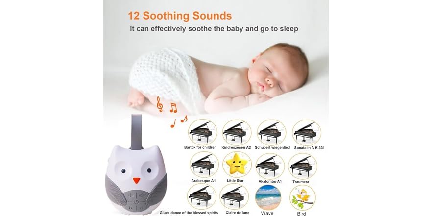 Baby Sleep Soother Sound Machine