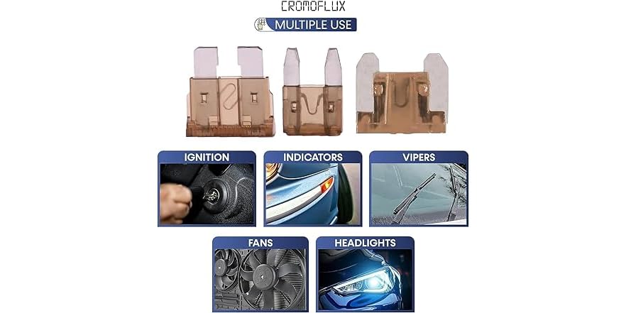 Titans 280 PCS Car Fuses Assortment Kit, 2A – 40A