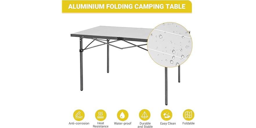KingCamp Portable Stable Table