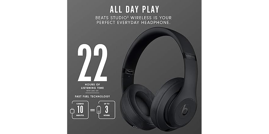 Beats Studio3 ANC Wireless Headphones