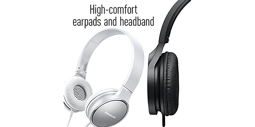 Panasonic On-Ear Stereo Wired Headphones