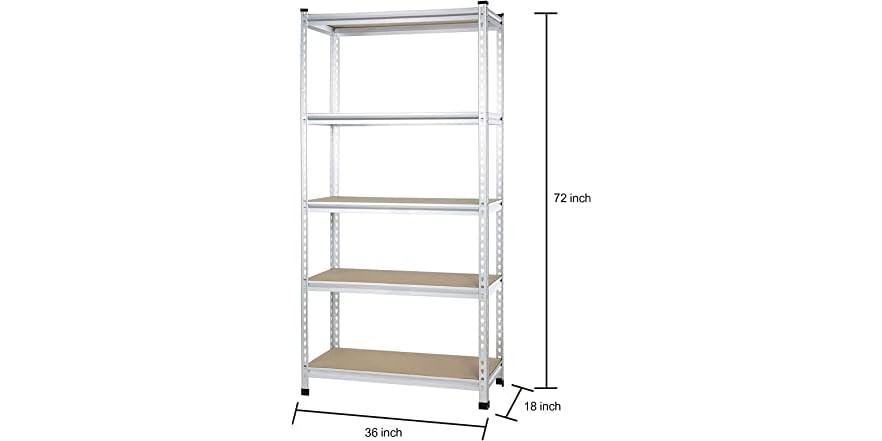 Amazon Basics Medium Duty Storage Shelving