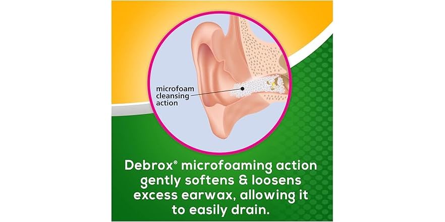 Debrox Earwax Removal Drops, 0.5 fl oz
