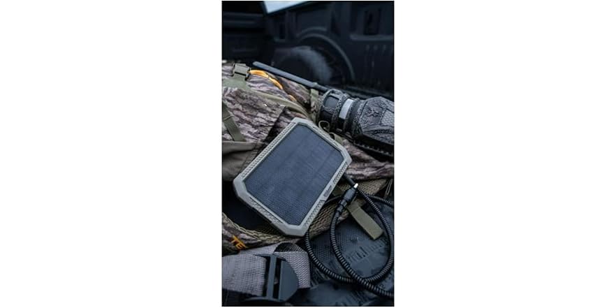 Durable Sol-Pak Solar Battery Pack, 12V