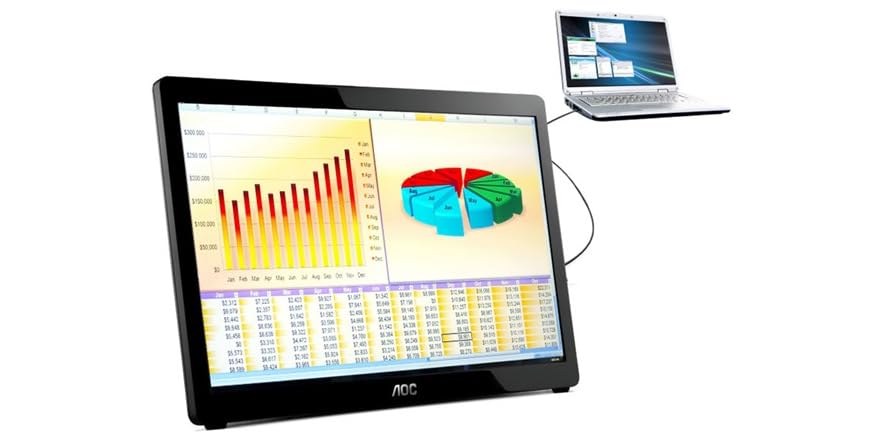 AOC 16" USB-Powered Portable LED Monitor