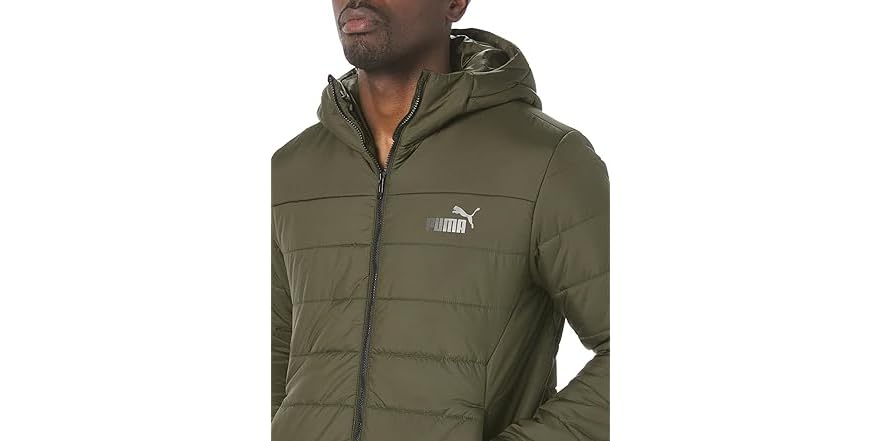 PUMA Men's ESS Hooded Jacket - Medium