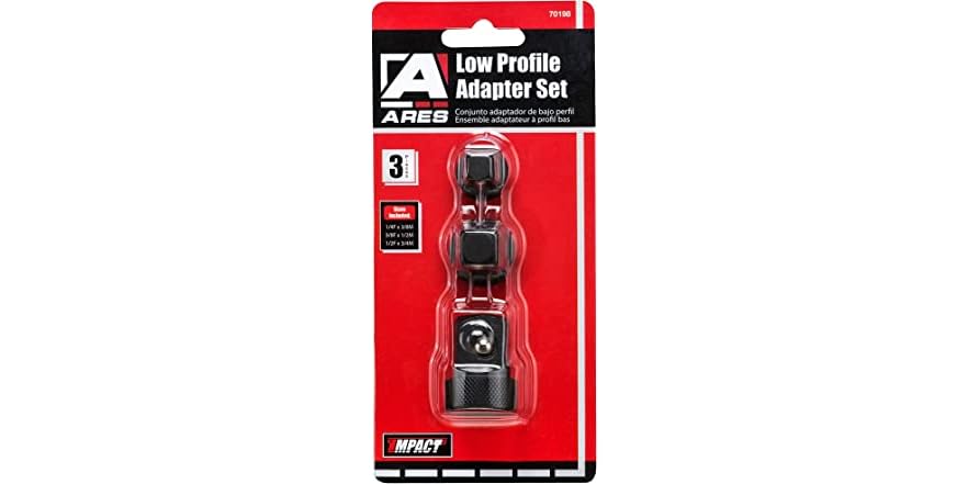 Low Profile Impact Socket Adapter Set