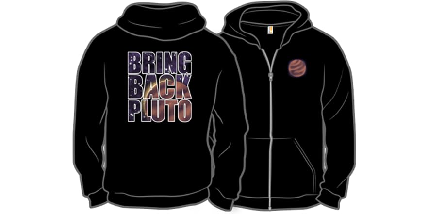 Bring Back Pluto Zip-Up Hoodie