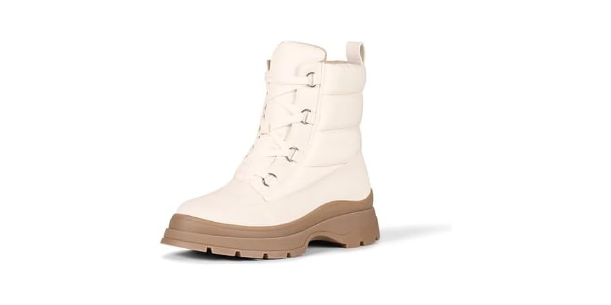 Amazon Essentials Women's LACE UP Puffer Boot