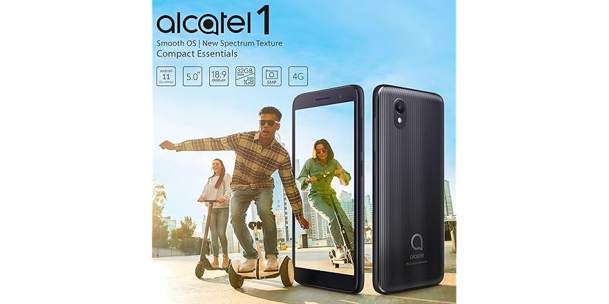 Alcatel 1 (16GB) 5.0" Full View Display