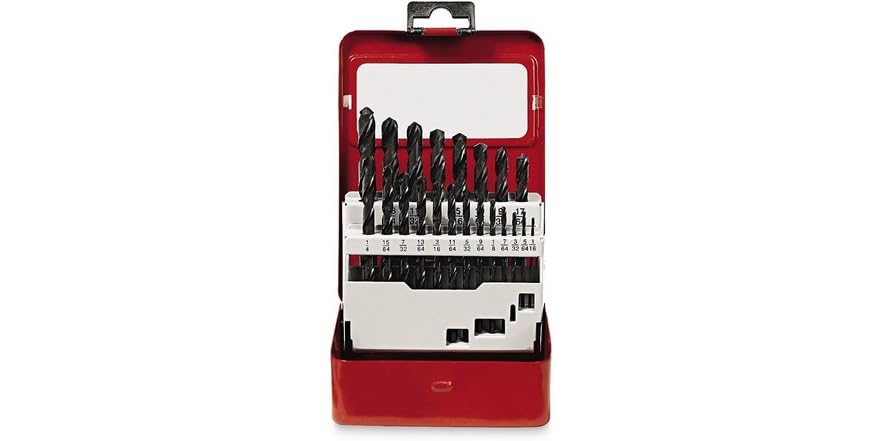 Craftsman Black Oxide Drill Bit Set, 21 Piece