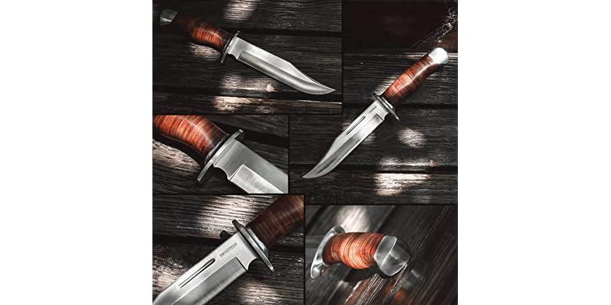 Swiss+Tech Fixed Blade Knife, 2PC Bowie Knife