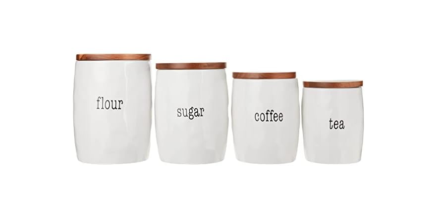 International Corp 4 Piece Canister Set