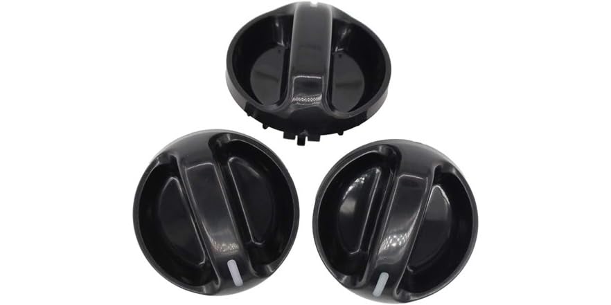 Pack of 6 HVAC Heater A/C Control Knobs