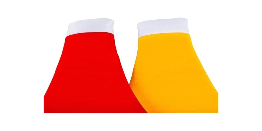 Couples Costumes Ketchup & Mustard Hats