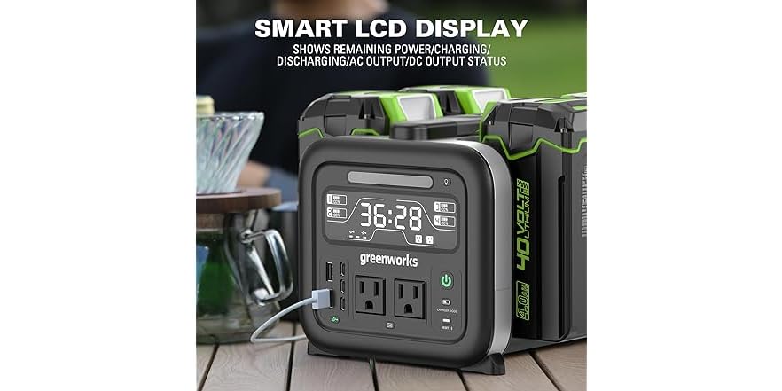 Greenworks 40V 500W Portable Power Station