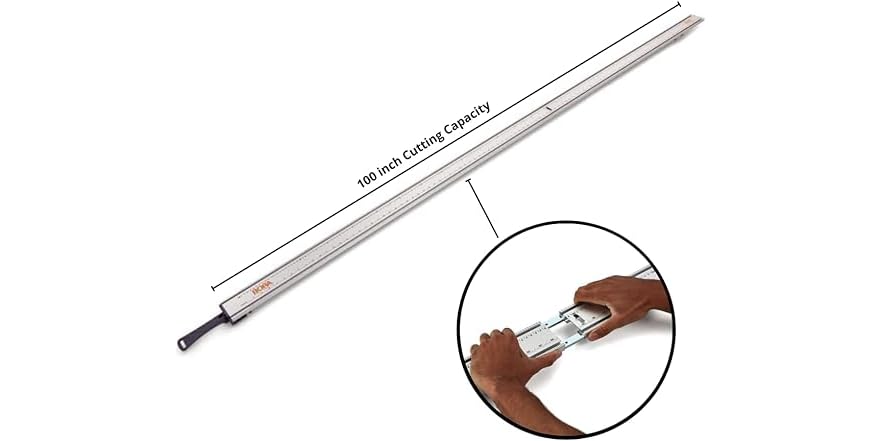 Bora 100” WTX Ruled Clamp Edge Saw Guide
