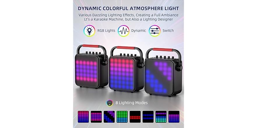 Karaoke Machine for Adults & Kids (Open Box)