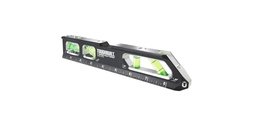 ToughBuilt TB-H2-L-9T-M 9-in Billet Torpedo Level