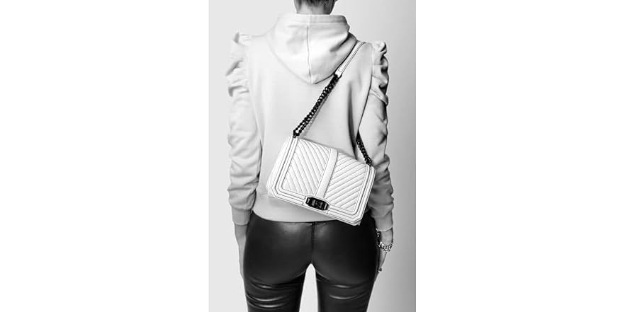 Rebecca Minkoff Chevron Love Quilted Crossbody Bag
