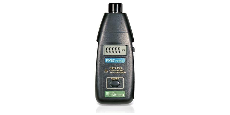 Laser Tachometer RPM Revolution Counter
